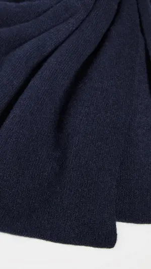 WHITE & WARREN Cashmere Wrap - Deep Navy