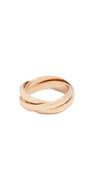Shashi Vera Stacked Ring - Yellow Gold