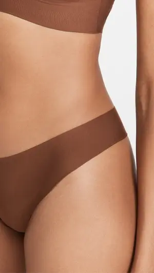 Commando Butter Mid-rise Thong - Cinnamon