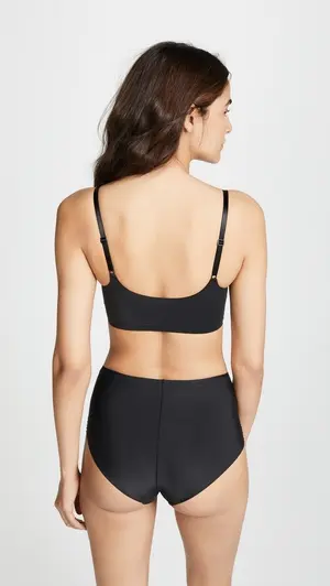 Calvin Klein Invisibles Adjustable Strap Bralette - Black