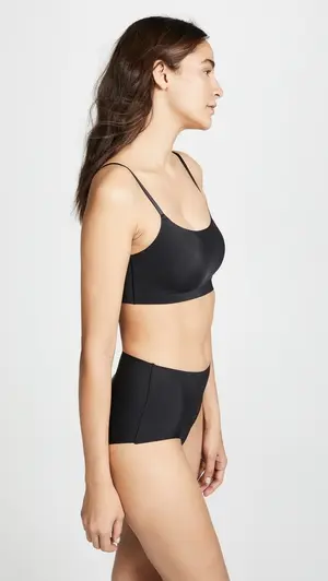 Calvin Klein Invisibles Adjustable Strap Bralette - Black