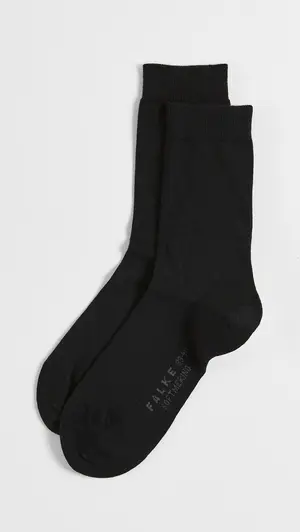 Falke Soft Merino Socks - Black