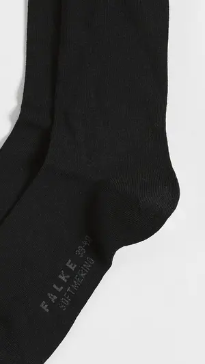 Falke Soft Merino Socks - Black