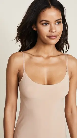 Commando Mini Cami Slip - Almond