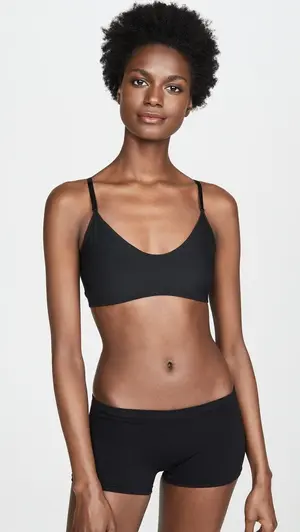Commando Butter Bralette - Black