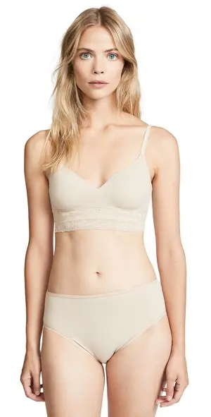 Natori Bliss Perfection Contour Soft Bra - Cafe