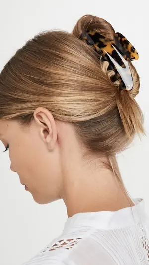 Alexandre De Paris Large Jaw Clip - Tokyo Tortoise
