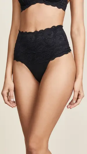Cosabella Nsn Sexy Shaper Thong - Black