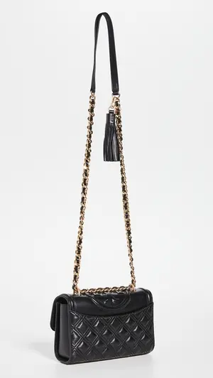 Tory Burch Small Fleming Convertible Shoulder Bag - Black