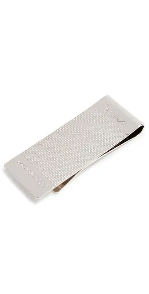 Tumi Nassau Ballistic Etched Money Clip - Silver