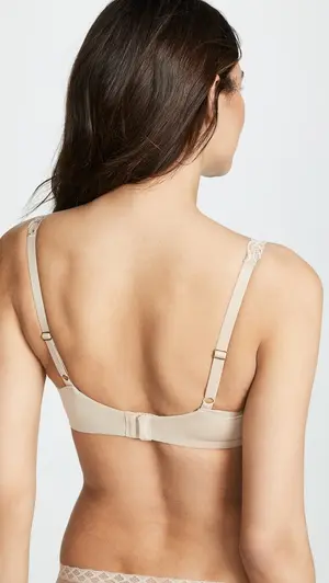 Natori Pure Luxe Custom Coverage Bra - Cafe