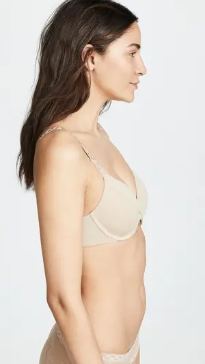 Natori Pure Luxe Custom Coverage Bra - Cafe