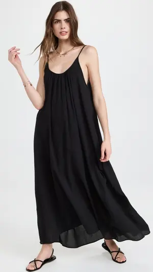 9seed Tulum Cover Up - Black