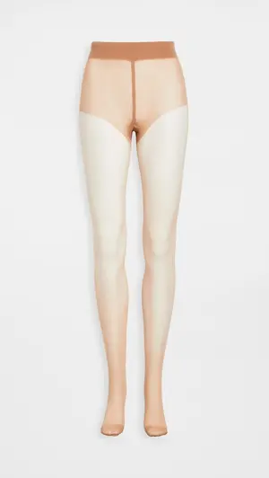 Wolford Seamless Pure 10 Tights - Gobi