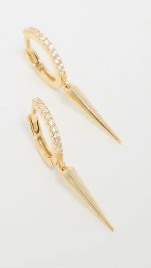 Shashi Dagger Hoop Earrings