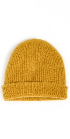 WHITE & WARREN WHITE & WARREN Cashmere Beanie Antique Gold Heather