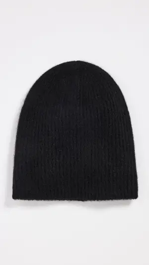 WHITE & WARREN Cashmere Beanie - Black
