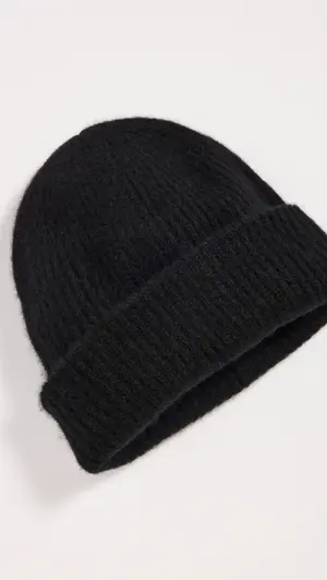 WHITE & WARREN Cashmere Beanie - Black