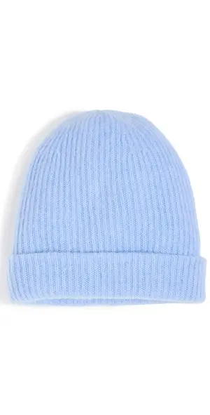 WHITE & WARREN WHITE & WARREN Cashmere Beanie Cornflower Heather