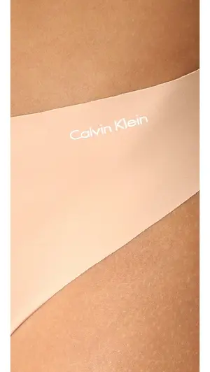 Calvin Klein Invisibles Thong 3-pack - Light Caramel