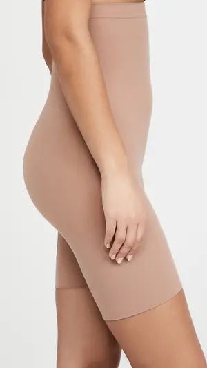 Spanx Higher Power Shorts - Cafe Au Lait
