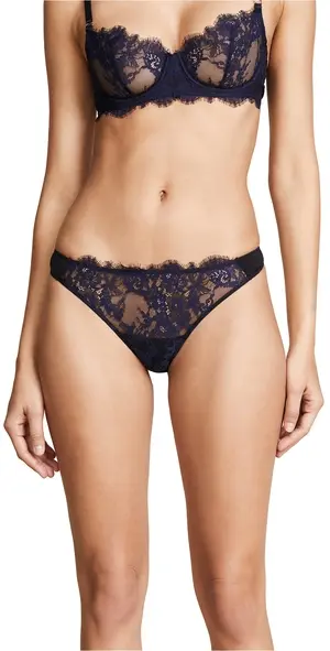 SKARLETT BLUE Entice Thong - Black/midnight