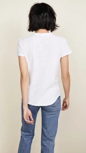 JAMES PERSE Slub Crewneck Tee - White