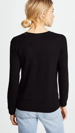 Monrow Crew Neck Sweatshirt
