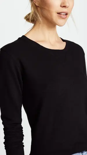 Monrow Crew Neck Sweatshirt