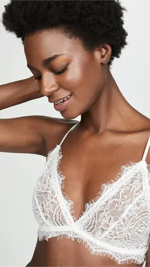 ANINE BING Lace Bralette - Ivory