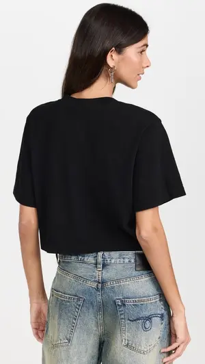 Cotton Citizen Tokyo Crop Tee - Jet Black