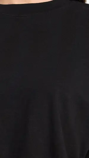 Cotton Citizen Tokyo Crop Tee - Jet Black