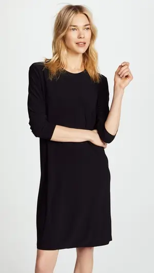 Norma Kamali Kamali Kulture Go Crew Neck Dress