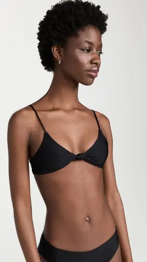 Mikoh Kaloko Bikini Top - Noir