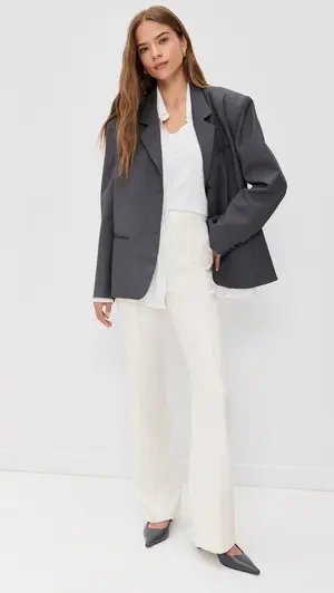 Black Halo Isabella Pants - Porcelain