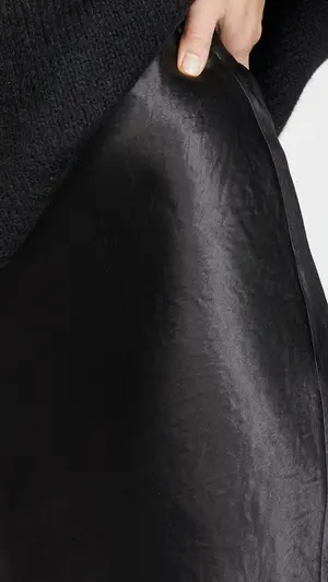 Vince Slip Skirt - Black