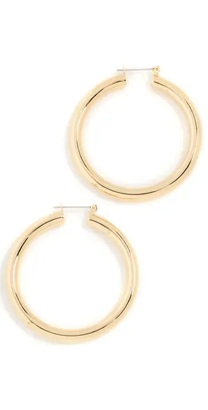 LUV AJ Amalfi Tube Earrings - Gold