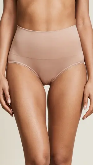 Yummie Seamlessly Shaped Ultralight Briefs - Almond