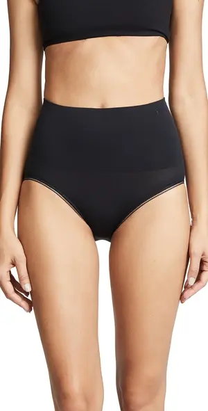 Yummie Seamlessly Shaped Ultralight Briefs - Black