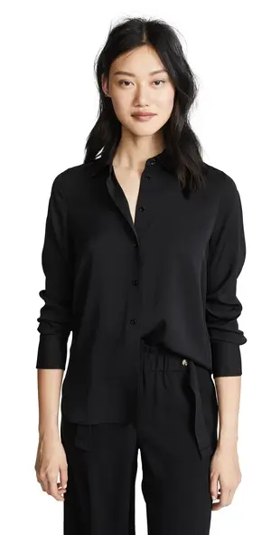 Women's Slouchy Shirttail Hem Shirts
