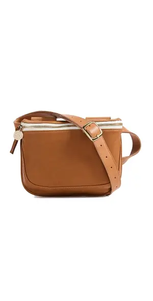 Clare V. Leather Fanny Pack - Tan