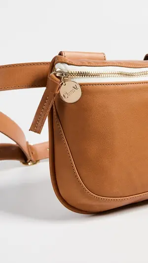 Clare V. Leather Fanny Pack - Tan