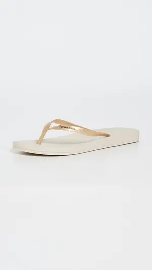 Ipanema Ana Flip Flops - Beige/gold