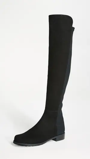 STUART WEITZMAN 5050 Stretch Suede Over-the-knee Boots