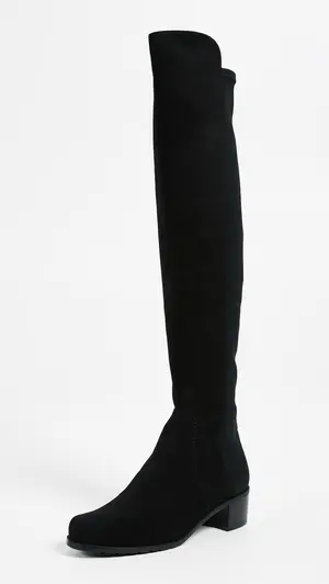STUART WEITZMAN Reserve Stretch Suede Boots