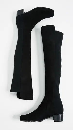 STUART WEITZMAN Reserve Stretch Suede Boots