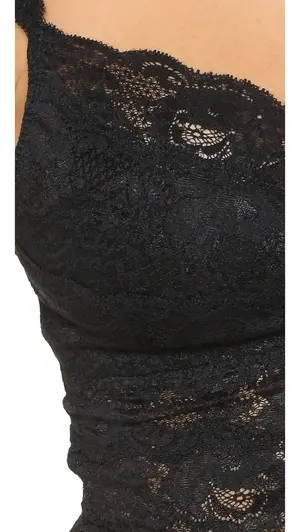 Cosabella Never Say Never Cropped Cami - Black