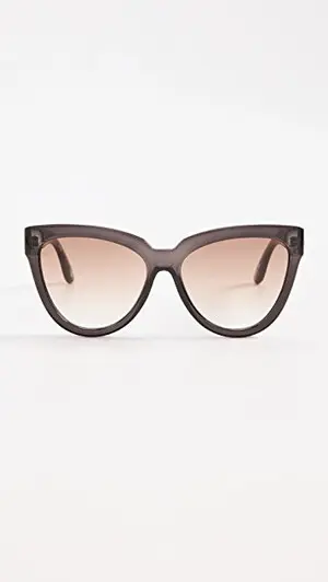 Le Specs Le Specs Liar Liar Cat Eye Sunglasses Charcoal