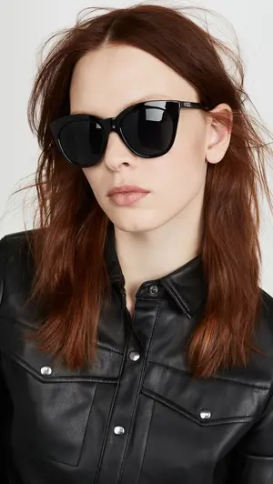 Le Specs Halfmoon Magic Cat Eye Sunglasses