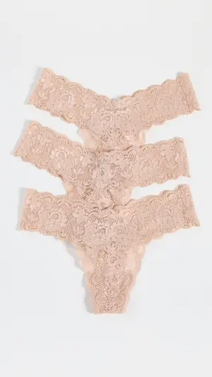 Cosabella Never Say Never Cutie Low Rise Thong 3 Pack
